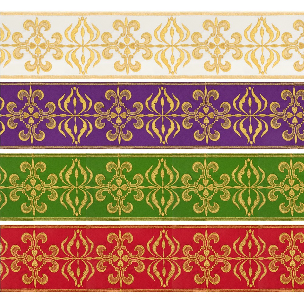 Border trim for altar cloths and liturgical vestments Myriam