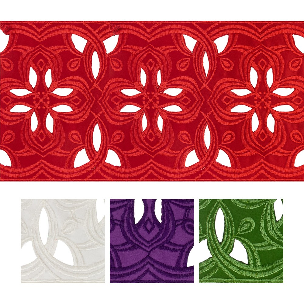 Cut-out border trim for altar cloths Myriam