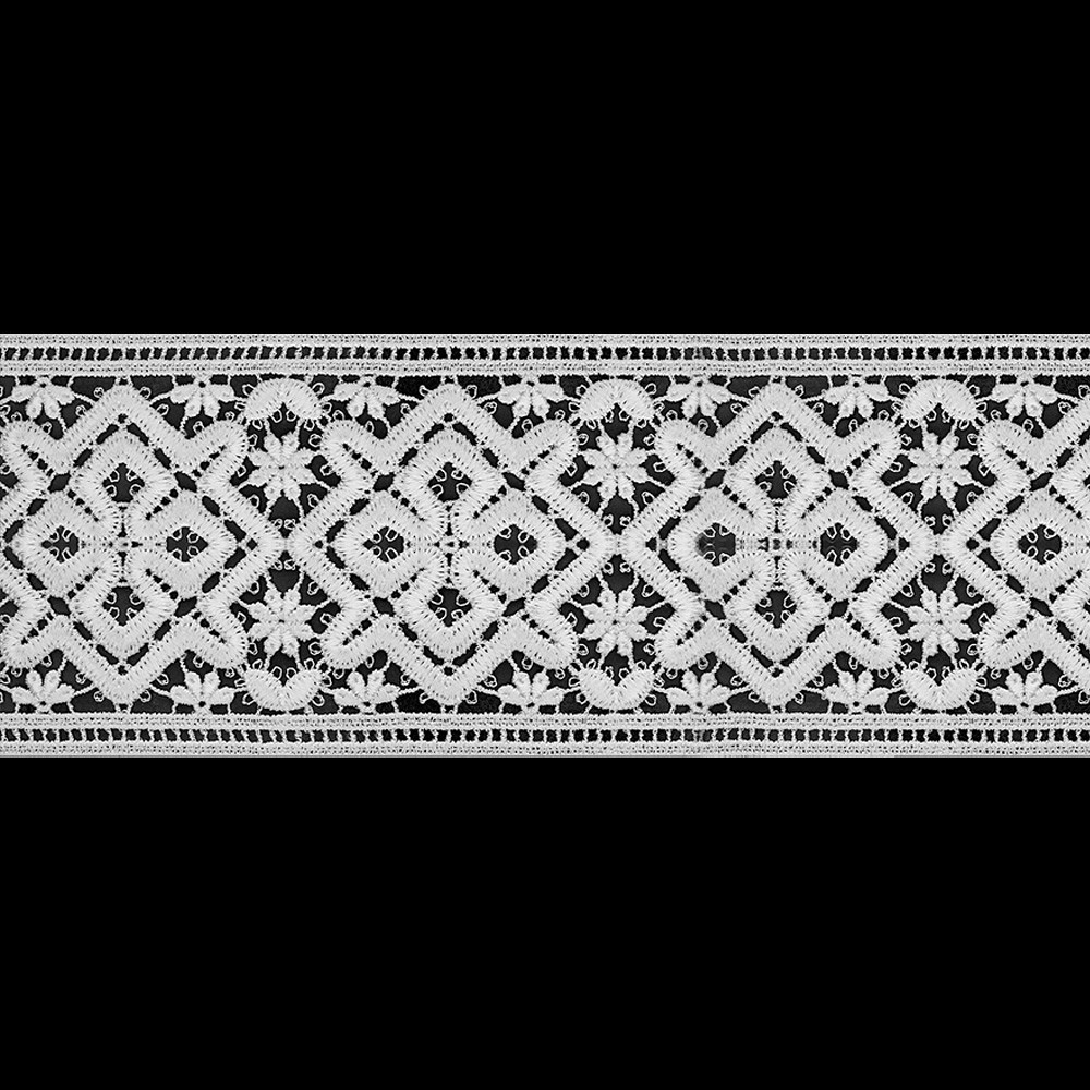Macramé lace border trim for liturgical albs Myriam