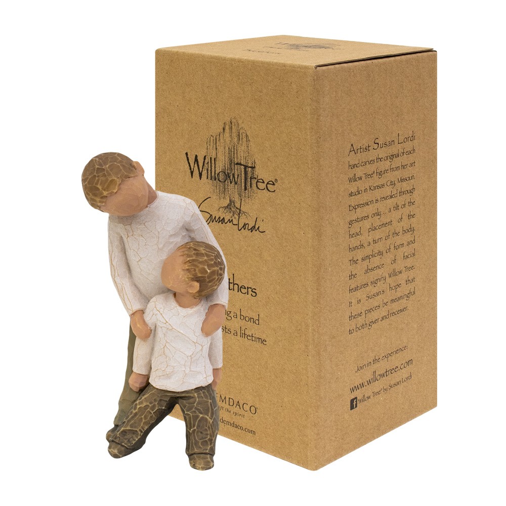 Statue brothers Willow Tree collection Myriam