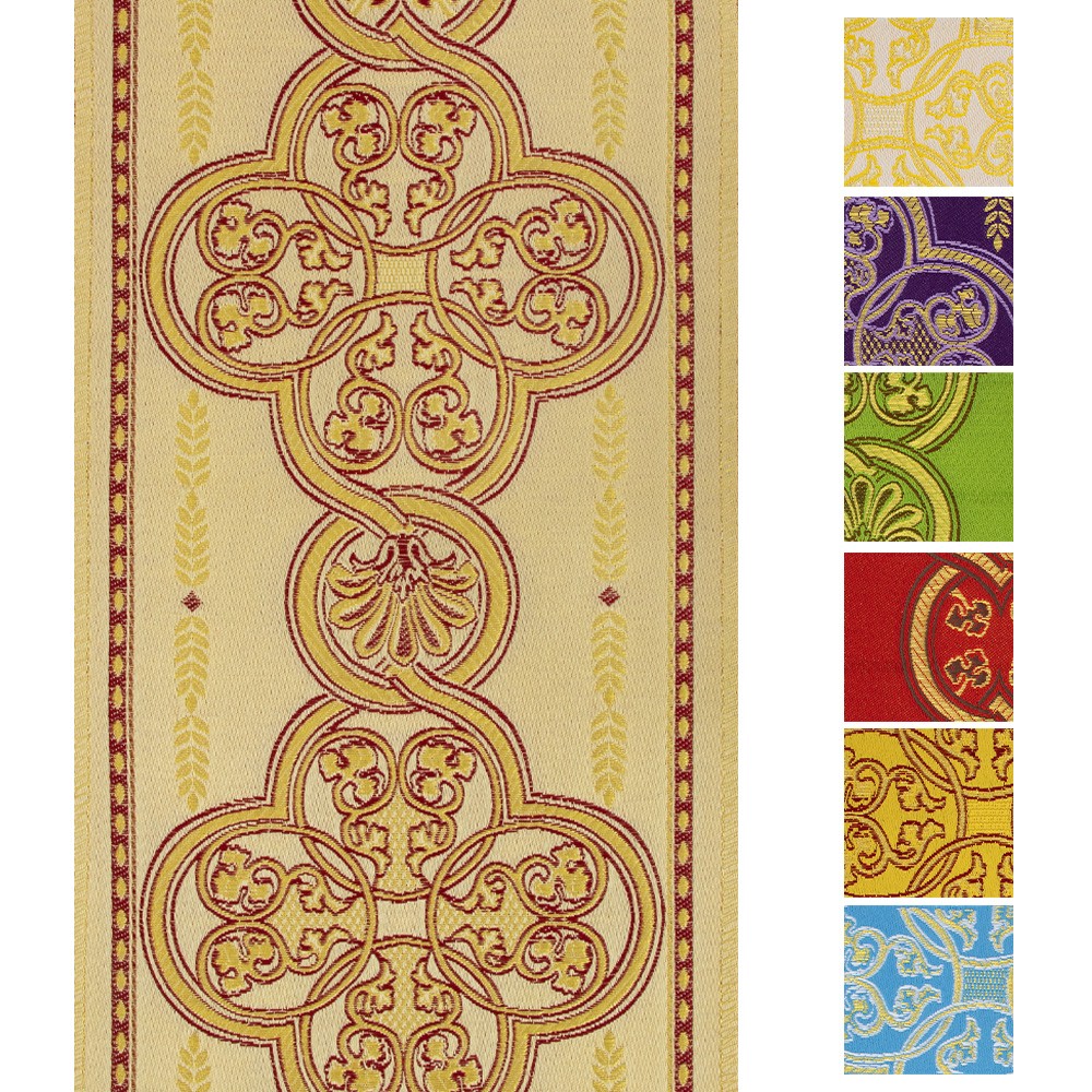 Gold Byzantine Stole for clergy chasubles Myriam