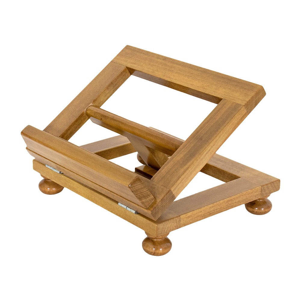 Adjustable book stand in light wood | Myriam