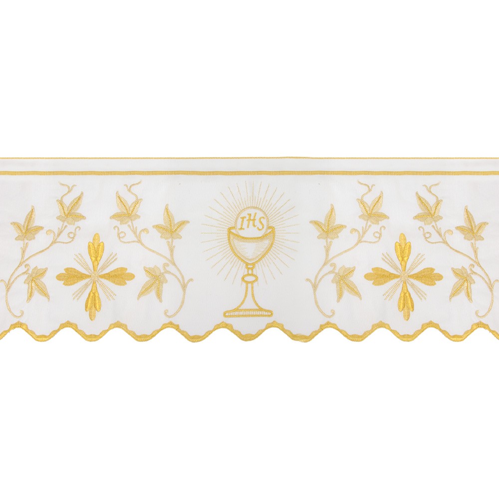 Border trim for altar in elegant satin fabric | Myriam