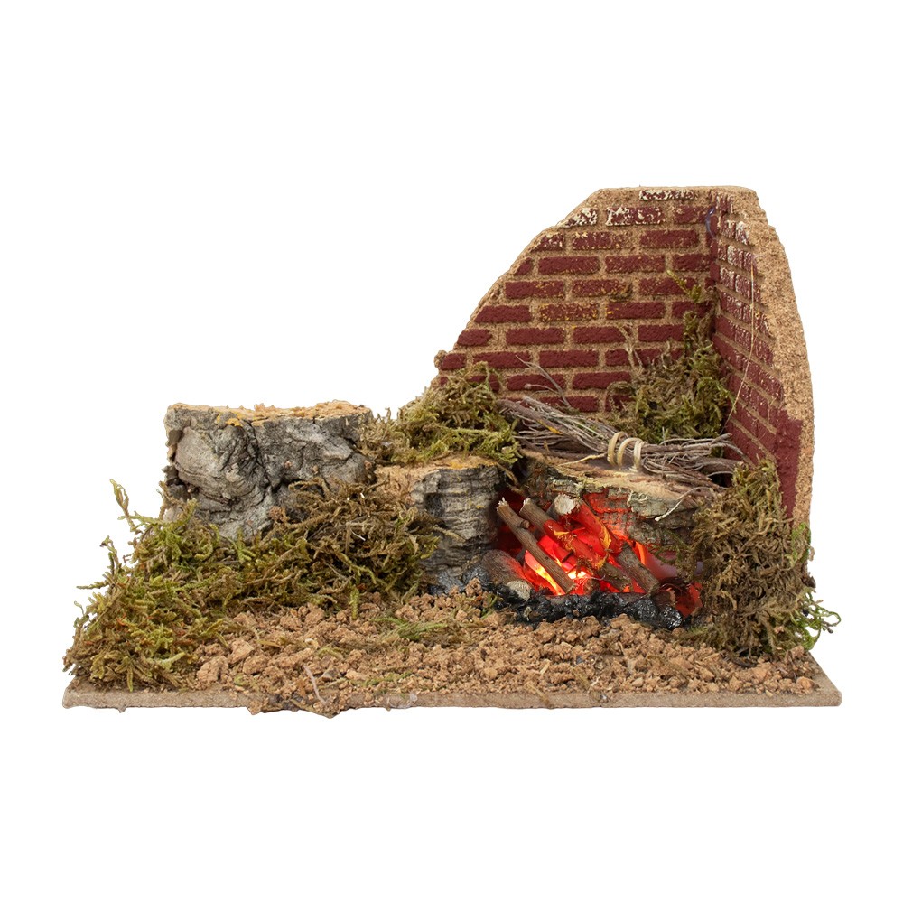 Fire with flame effect for Nativity scene | Myriam