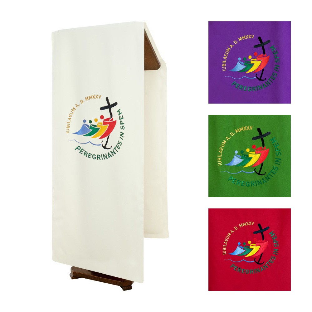 Lectern cover 2025 Jubilee Pilgrims of Hope | Myriam