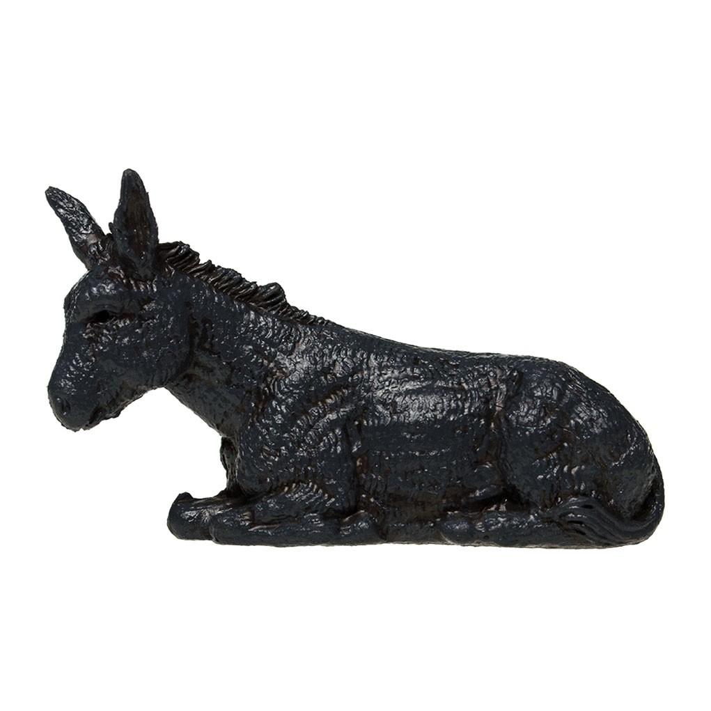 Seated Donkey for Landi Nativity Sets 6 cm