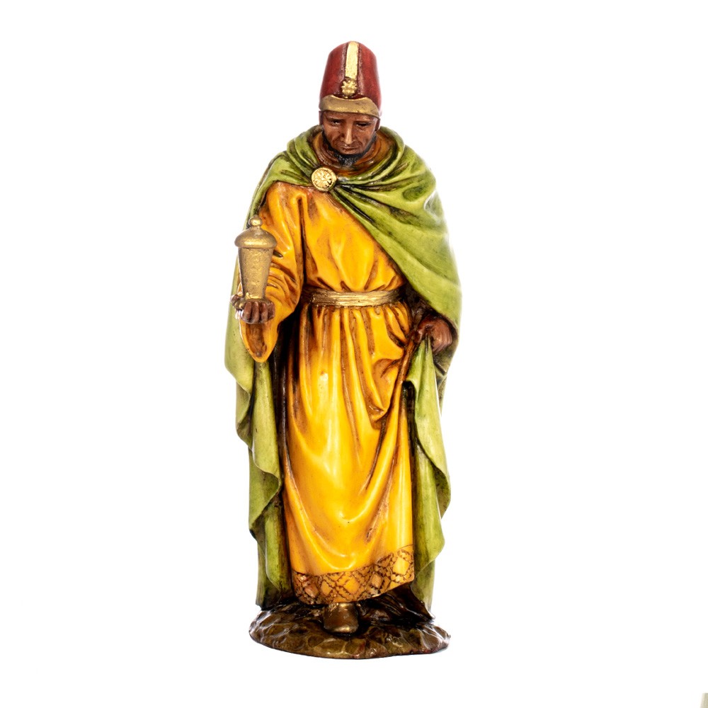Moor King in Resin 15 cm Moranduzzo Nativity Scene