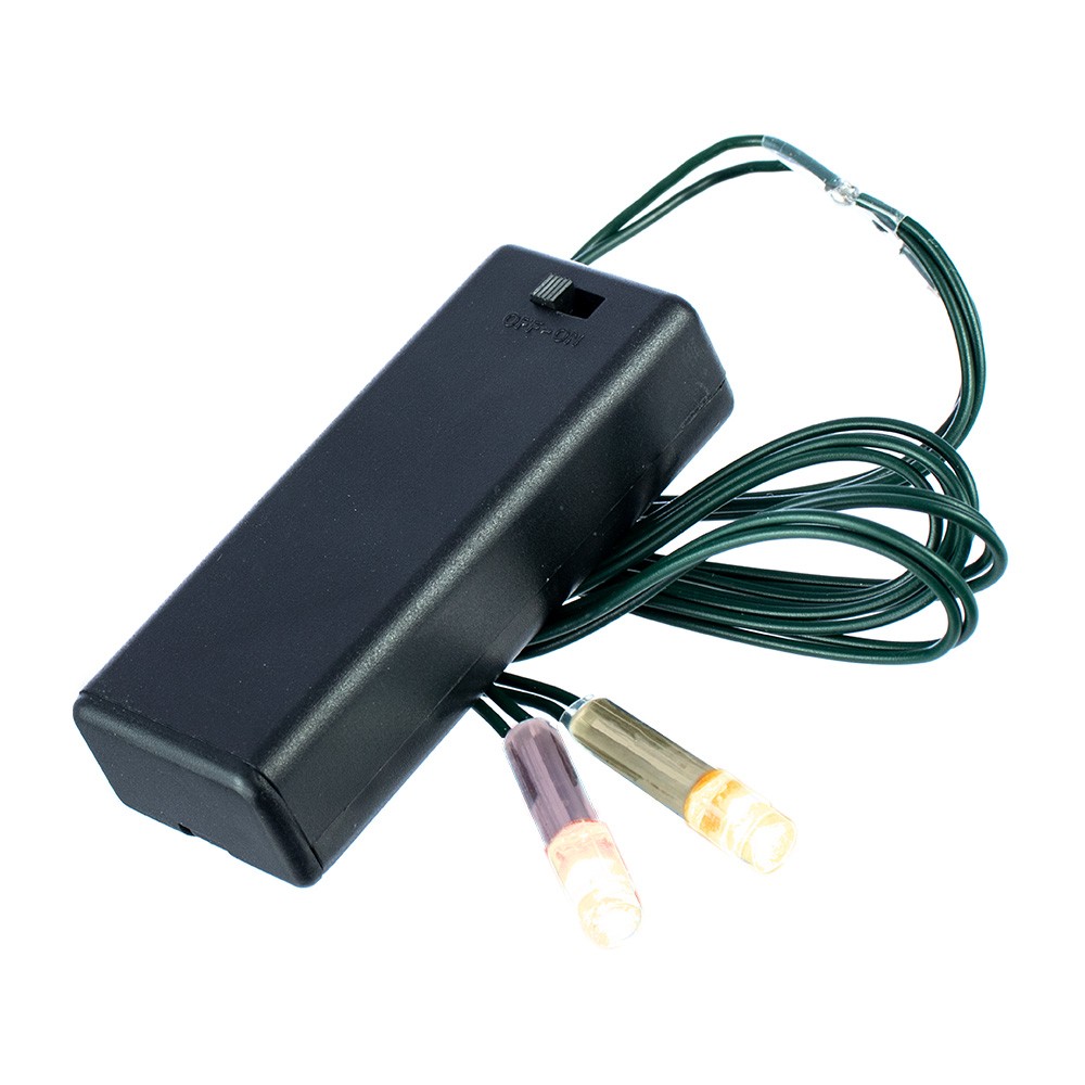 Fire Effect 2 LEDs Nativity Scene