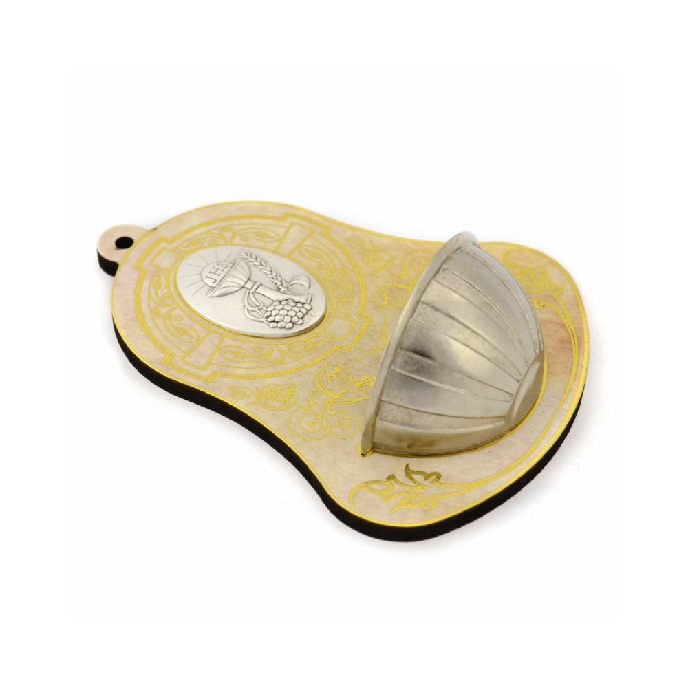 Wooden Holy Water Font for First Communion