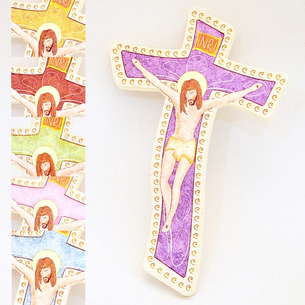 Stylized Crucifix for wall 26 cm.