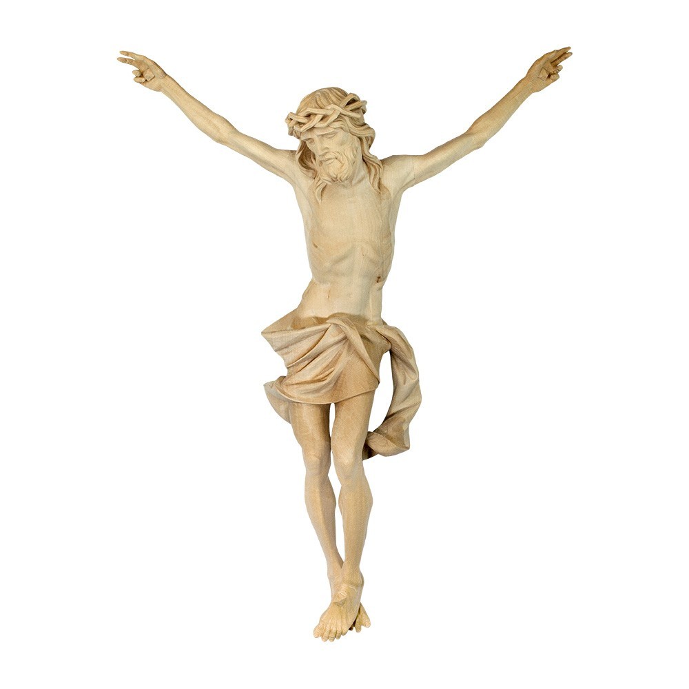 Body of Christ in burnished wood