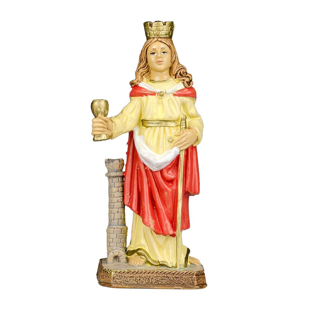 Saint Barbara statue 12 cm.