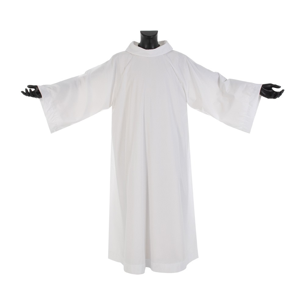 White franciscan alb