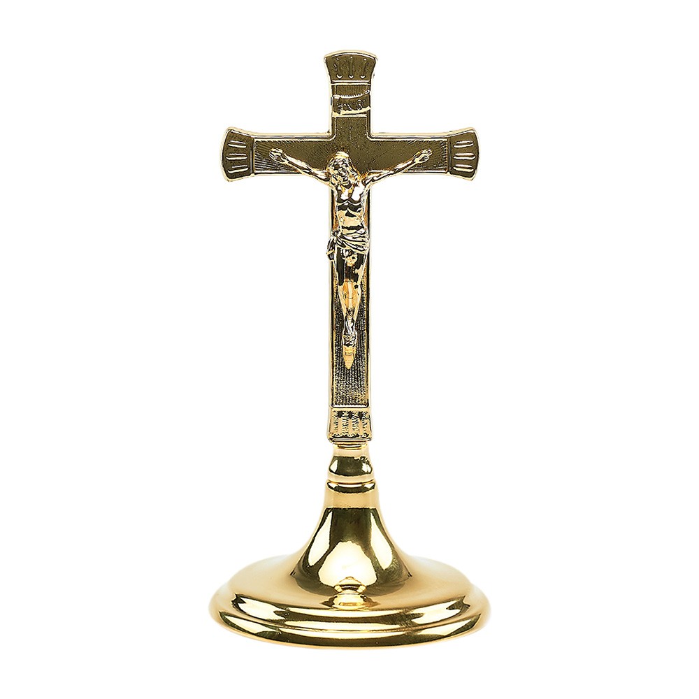 Altar cross with base